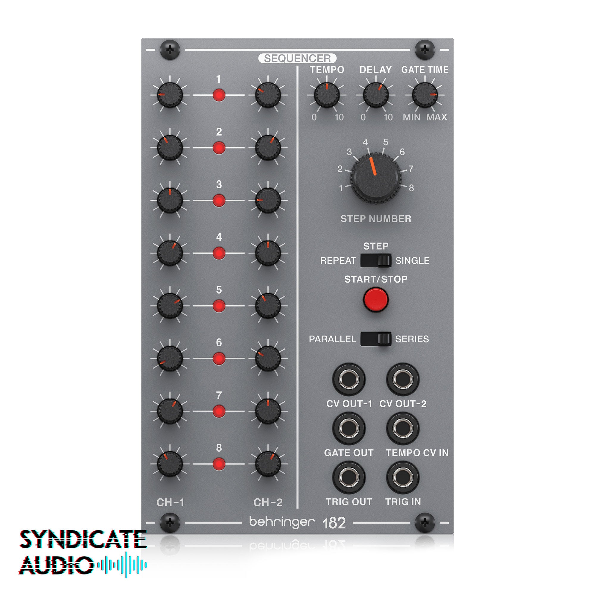 Behringer 182 Sequencer Legendary Analog Sequencer Module for Eurorack ...