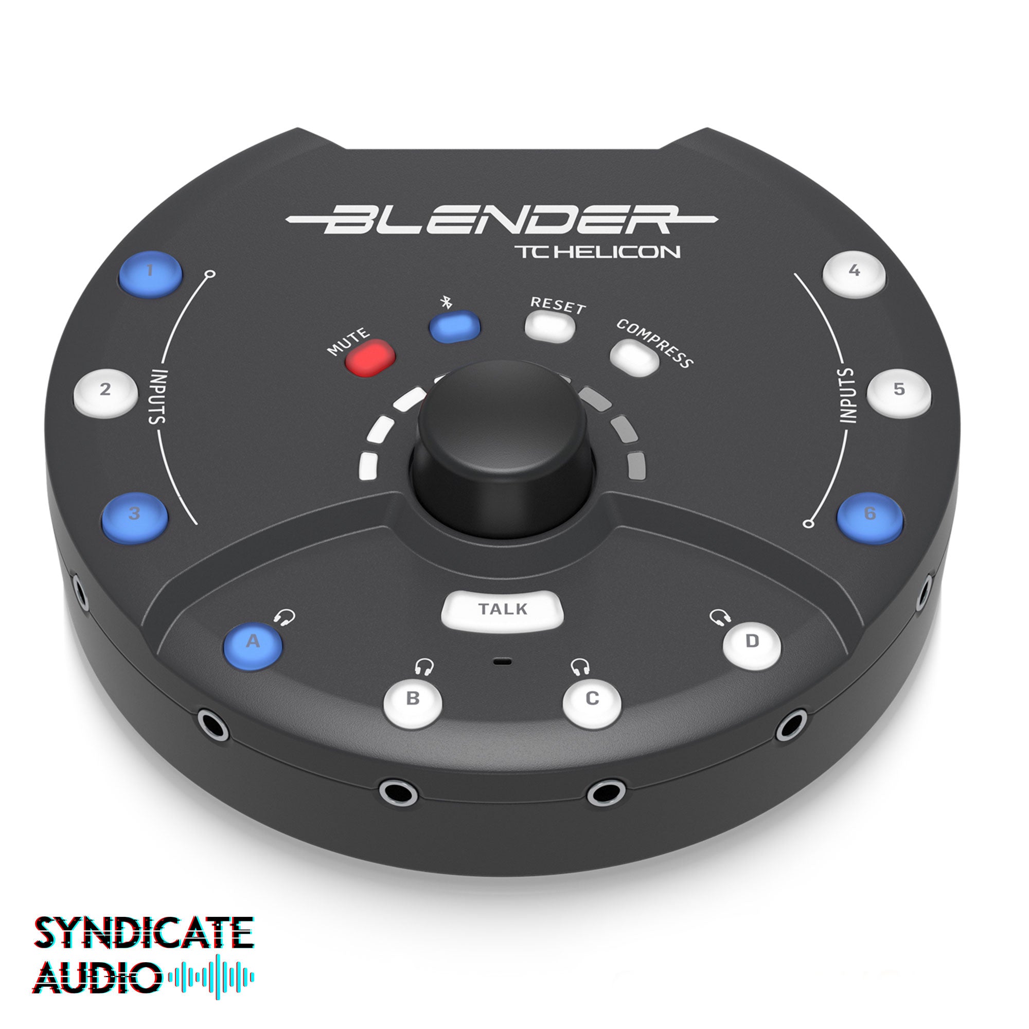 TC Helicon Blender Portable 12 x 8 Digital Stereo Mixer w/ 12 x 2 USB ...