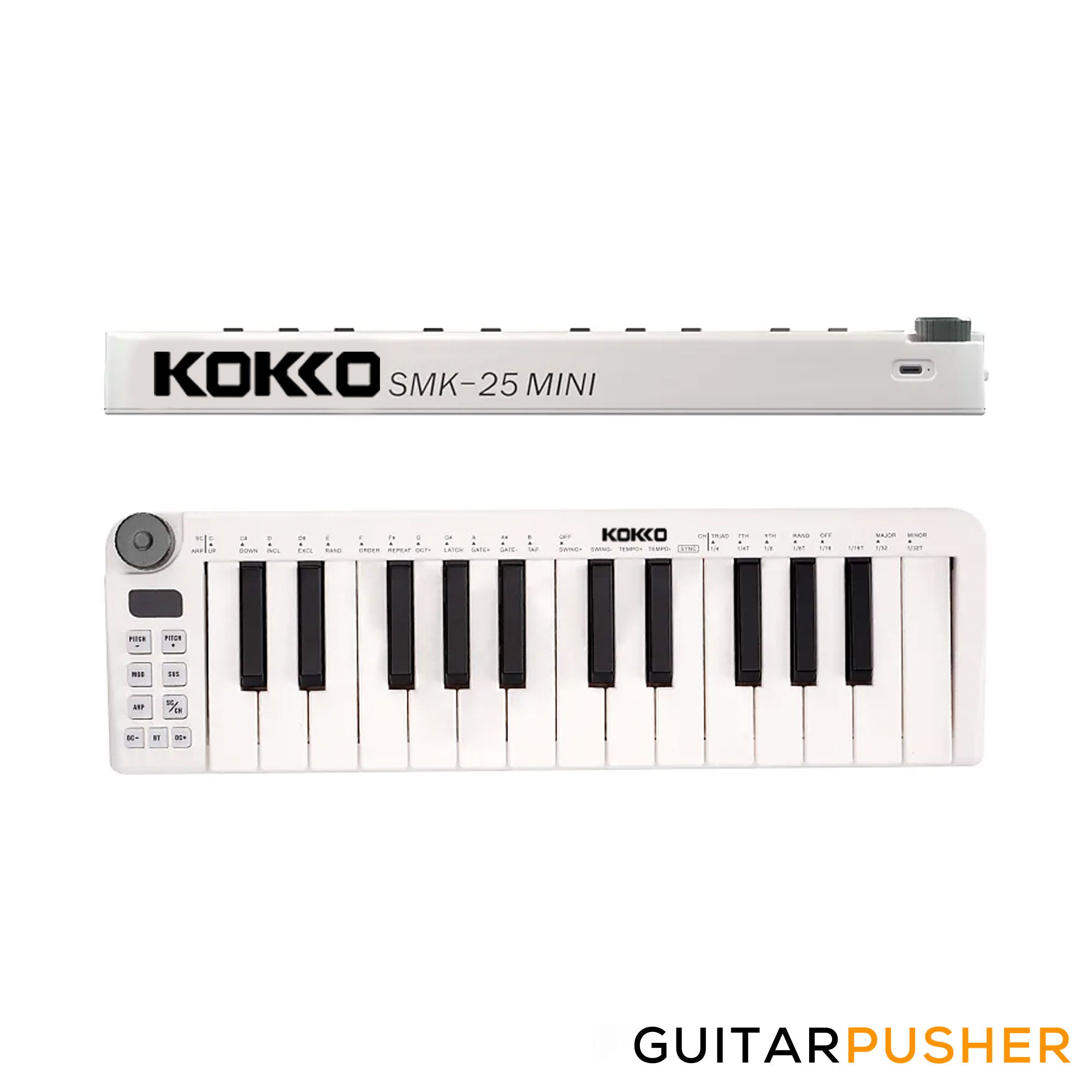 Kokko SMK-25 Mini Portable 25-Key Wireless / USB MIDI Keyboard Control ...